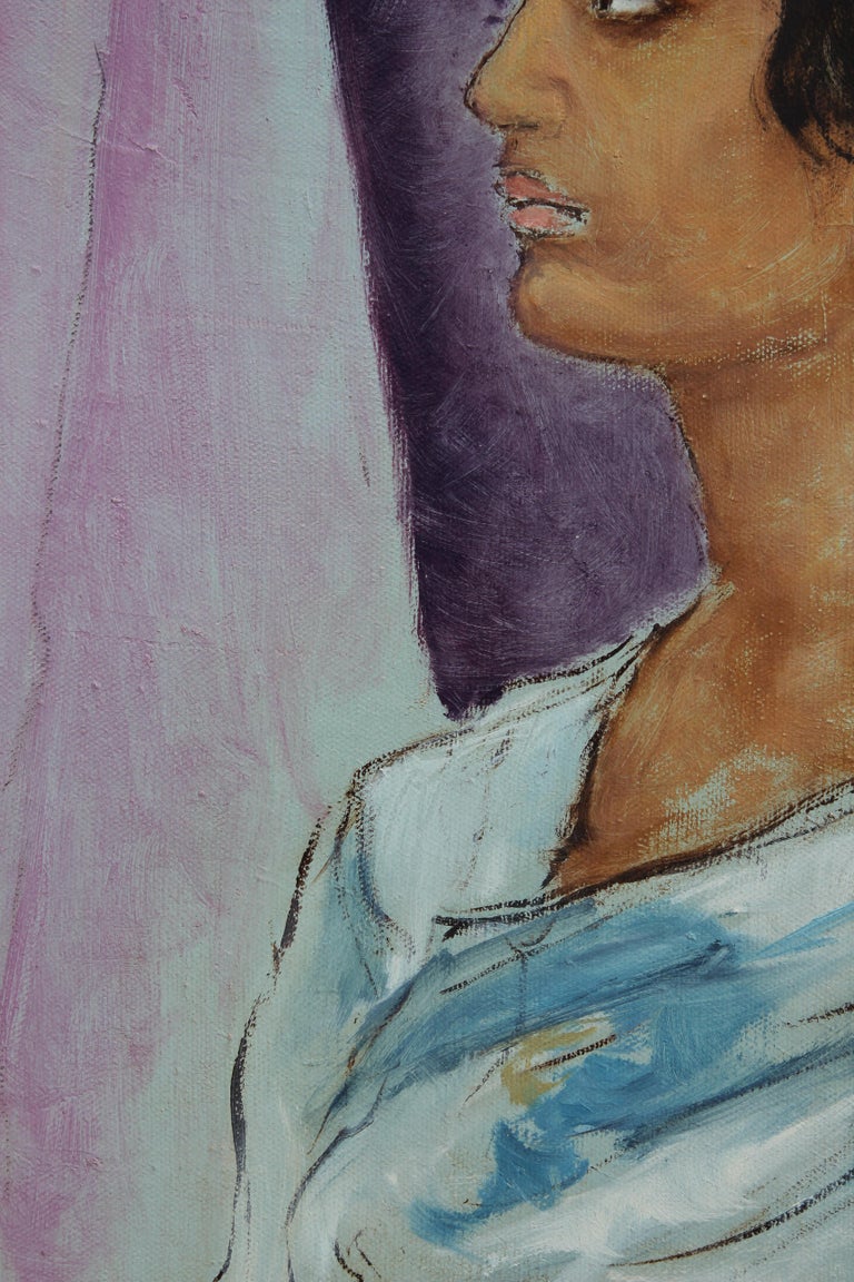 Stella Sullivan - Untitled Portrait of a Woman in a Naturalistic Style ...