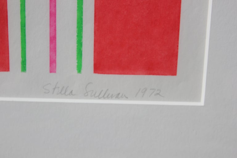 Stella Sullivan - "Eye of God" Geometric Pop Art Serigraph Edition 9 of ...
