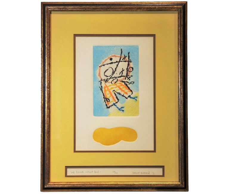 Edward Hubbard - "Self-Portrait Without Girl" Modern Abstract ...