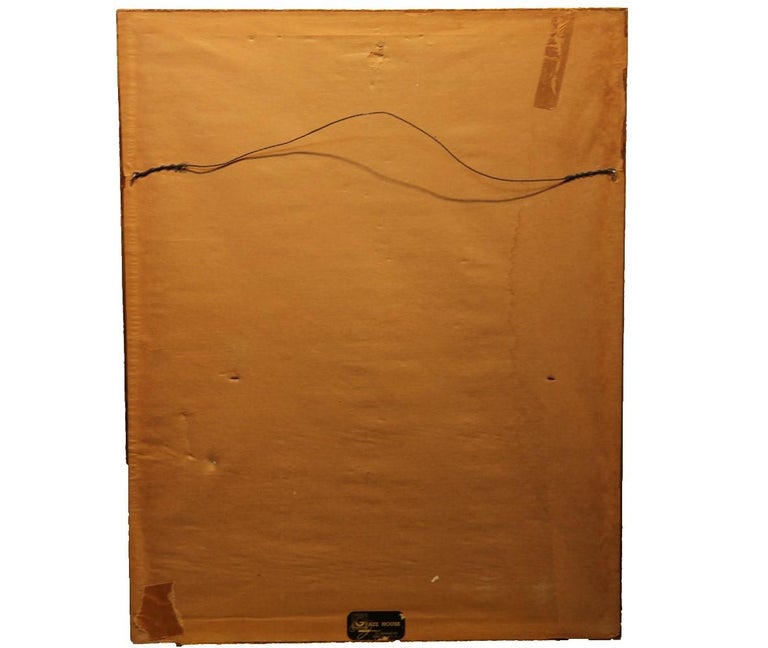 Edward Hubbard - "Self-Portrait Without Girl" Modern Abstract ...