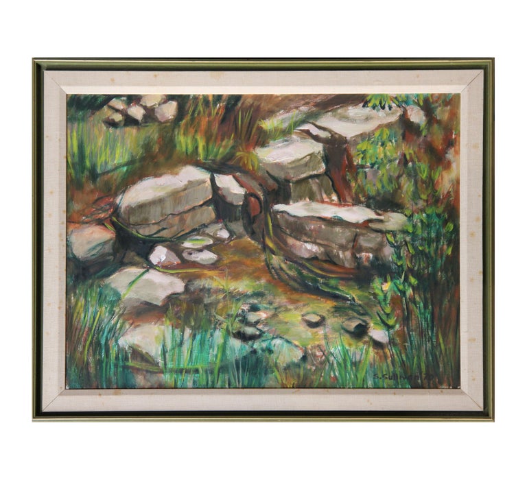 Stella Sullivan - Modern Naturalistic Texas Landscape with Rock For ...