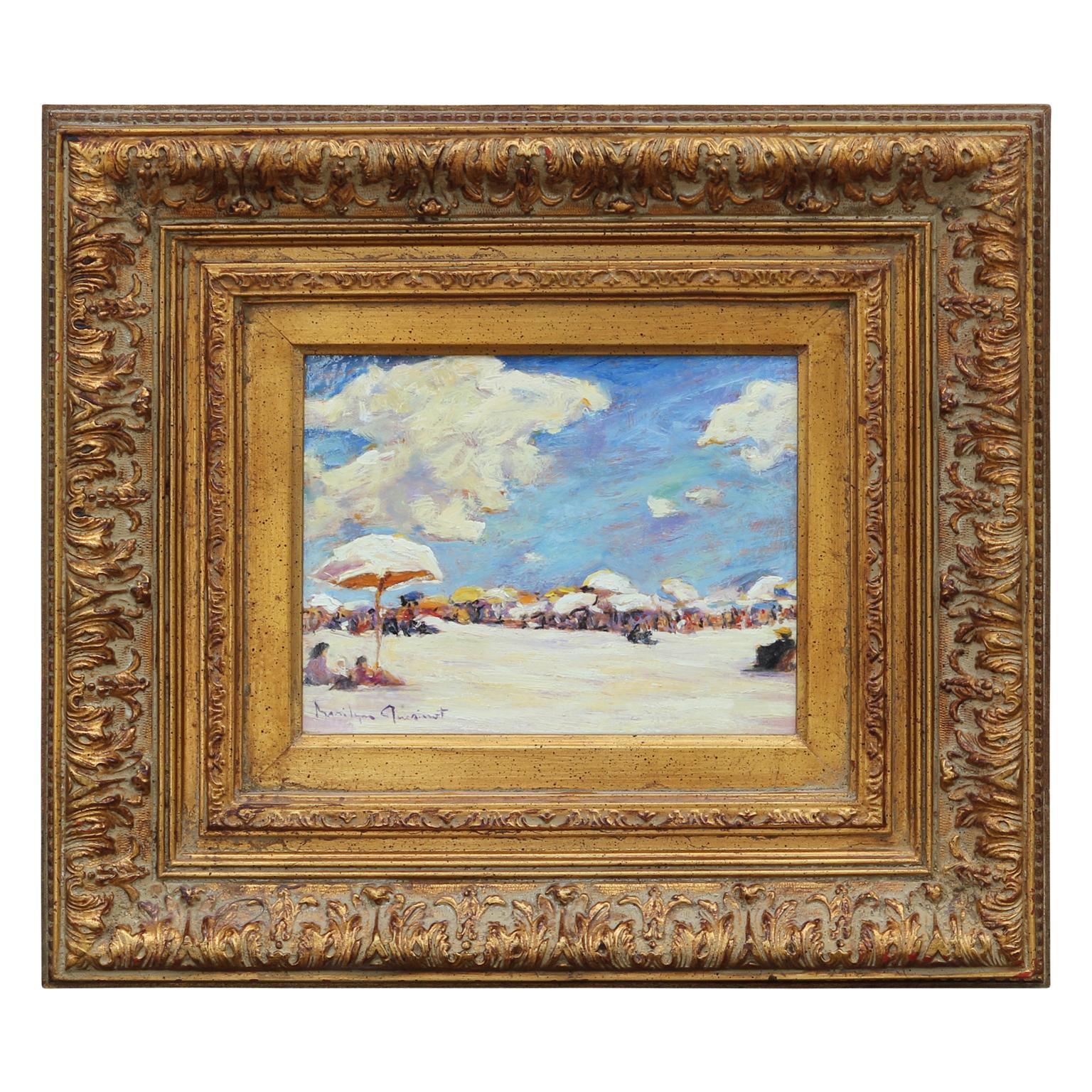 Marilyn Guerinot - Impressionist Beach Landscape Painting at 1stDibs ...