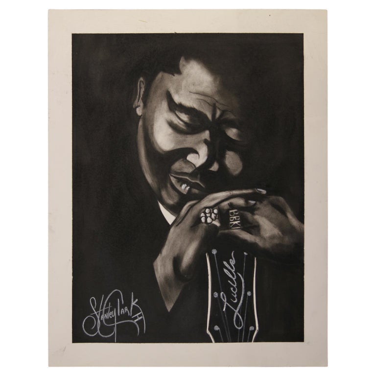 Stanley Clark - BBK Black and White Naturalistic Portrait For Sale at ...