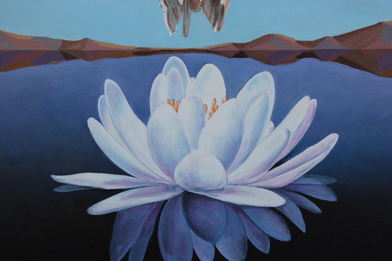 W. R. Stevenson - Realist Georgia O’Keefe Style Surrealist Ram Skull ...