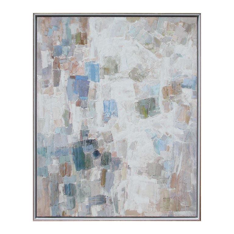 Peter Wu - "Keep Praying" Large Abstract Pastel Contemporary Color ...