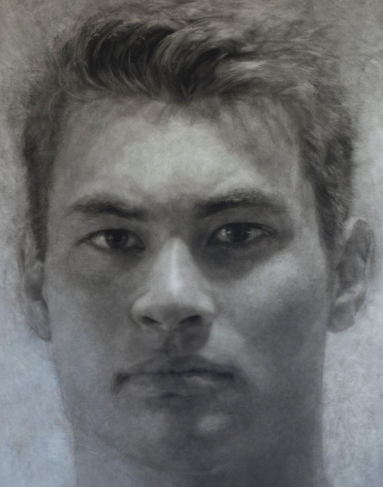 Mary Borgman - Portrait of Matt Latham, Large Scale Charcoal Drawing ...