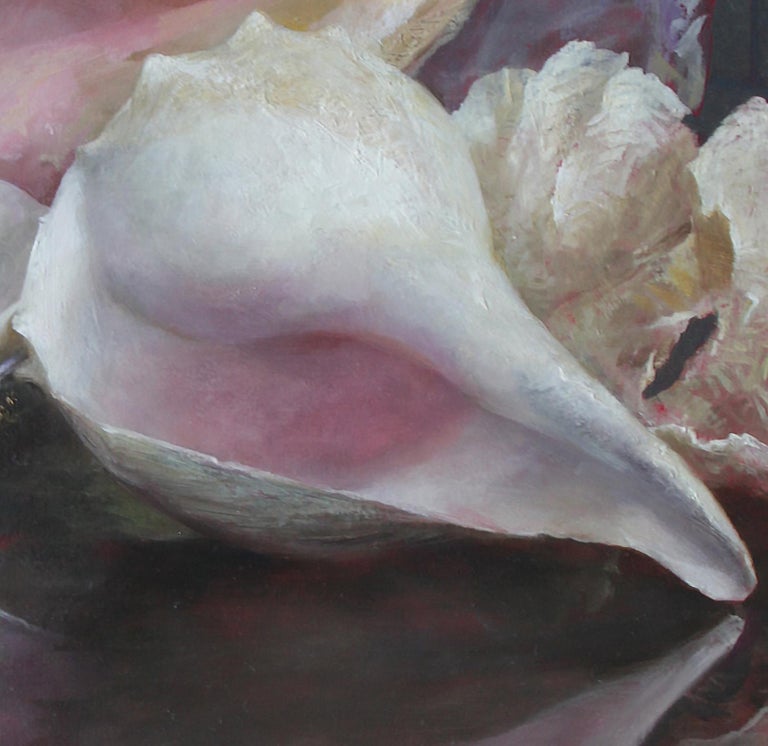 Helen Oh - Shells with Reflections, Original Oil Painting, Oil and ...