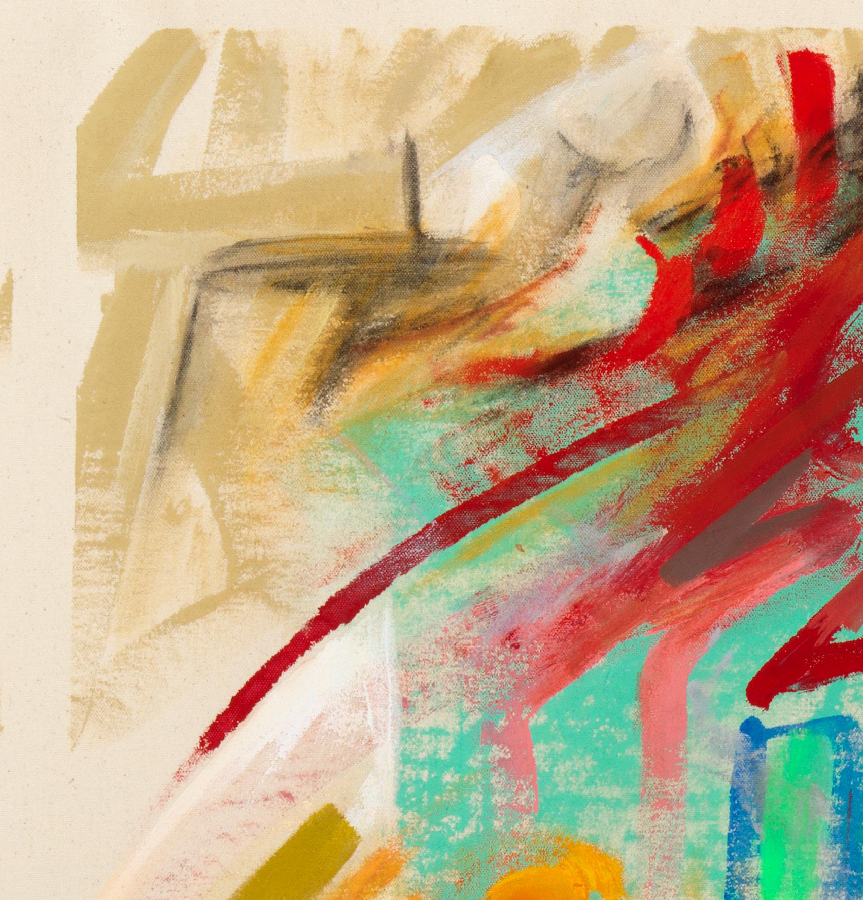 Connor Hughes - Untitled 2 - Abstract Expressionist Graffiti Influenced ...