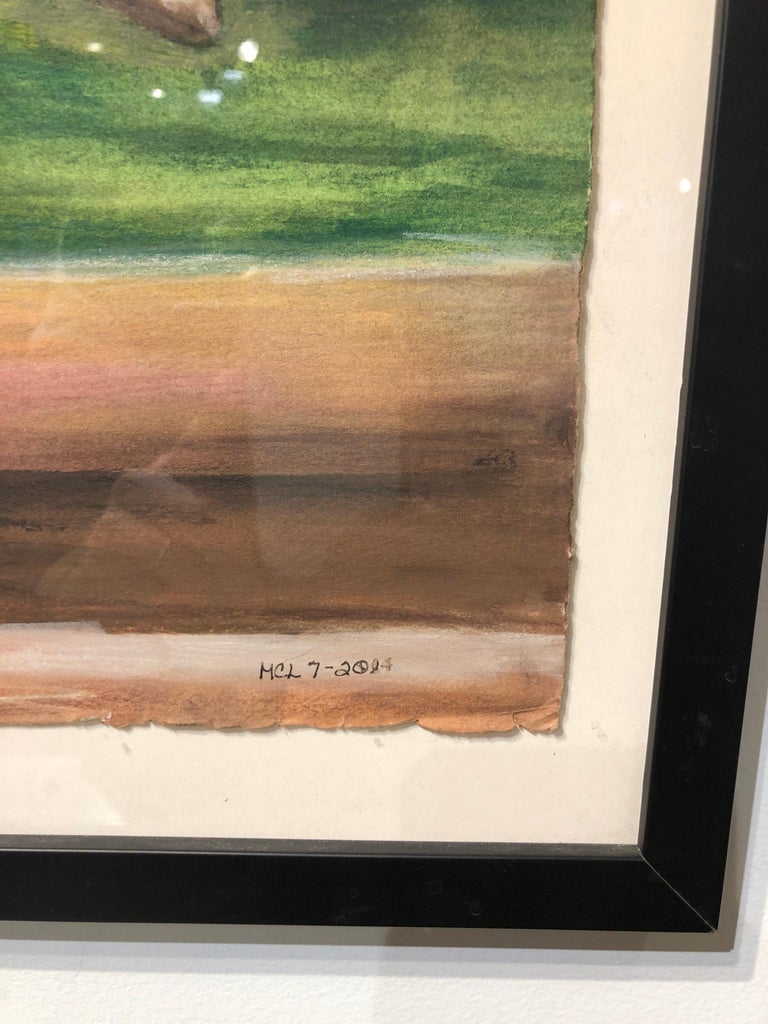 Margie Lawrence - Roberto Clemente - Original Watercolor Baseball ...