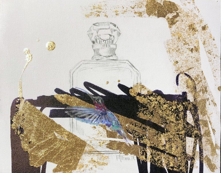 Felipe Alfaro - The Gift - Abstract Gold and Black Still Life ...