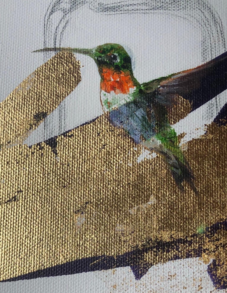 Felipe Alfaro - The Gift - Still Life with Ruby Throated Hummingbird ...