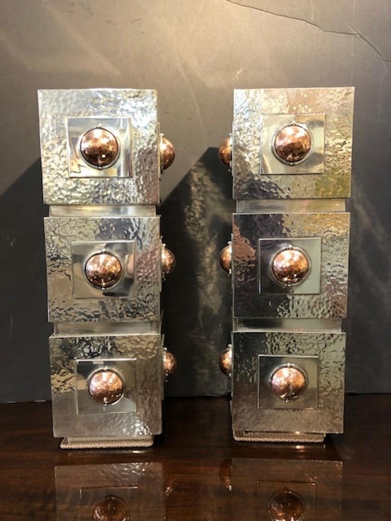 Jean Despres - Pair of Vases done by Jean Despres For Sale at 1stDibs