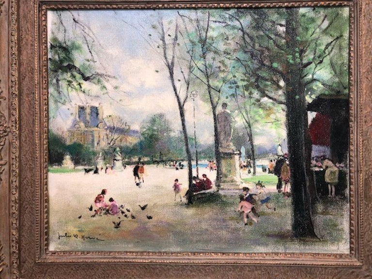 Jules Herve - Children Playing at 1stDibs