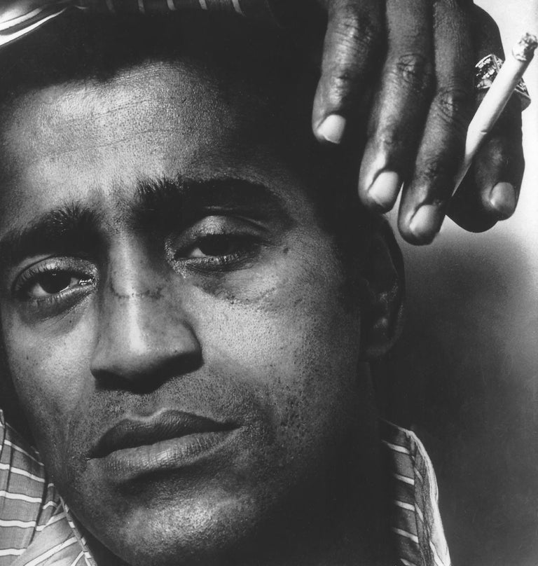 Allan Warren - Sammy Davis Jr. Closeup Smoking Vintage Original ...