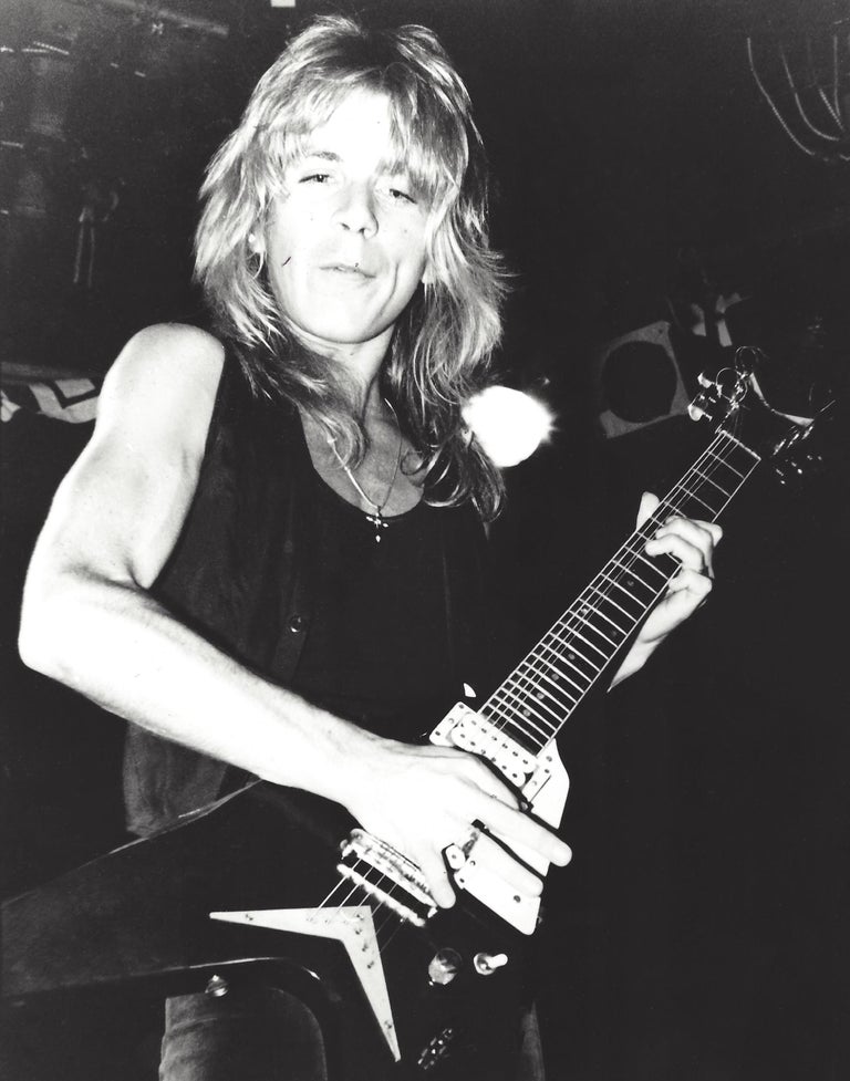 Michael Matz - Randy Rhoads Playing Guitar Vintage Original Photograph ...