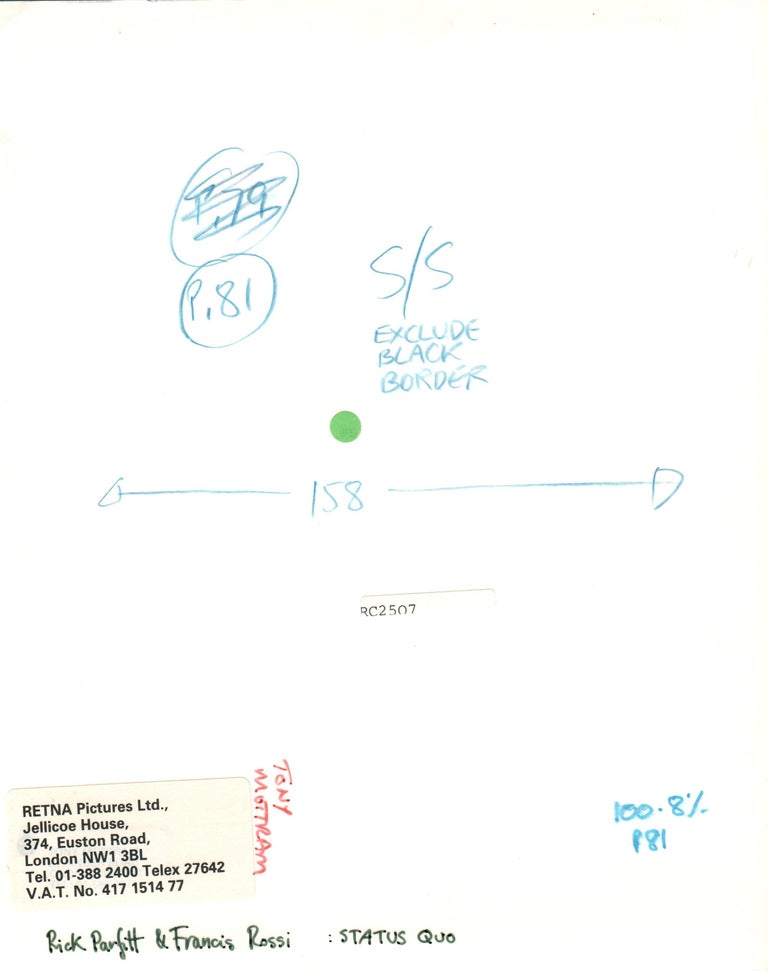 Joe Gaffney - Rick Parfitt and Francis Rossi of Status Quo Vintage ...