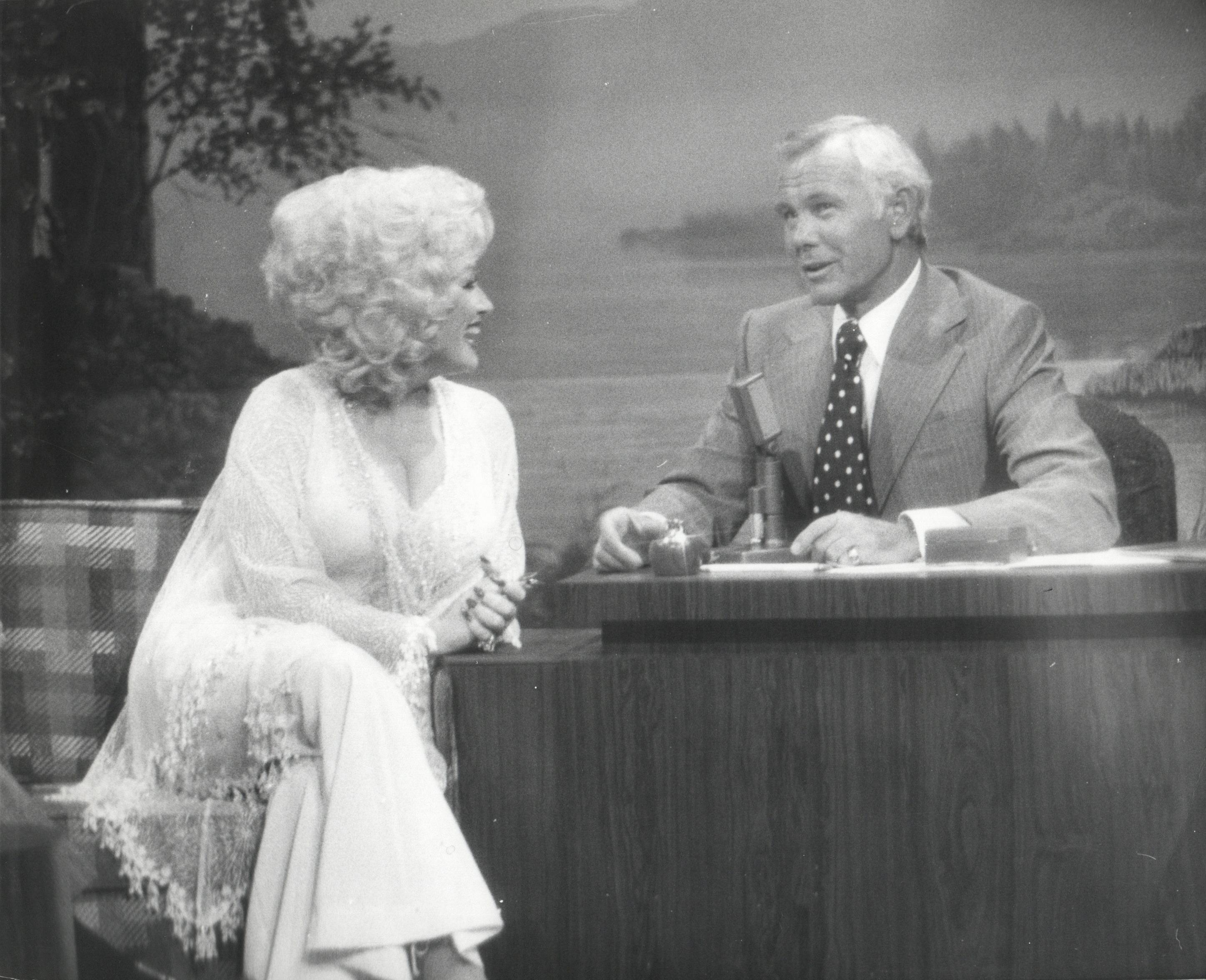 Nancy Barr-Brandon - Dolly Parton with Johnny Carson Vintage Original ...