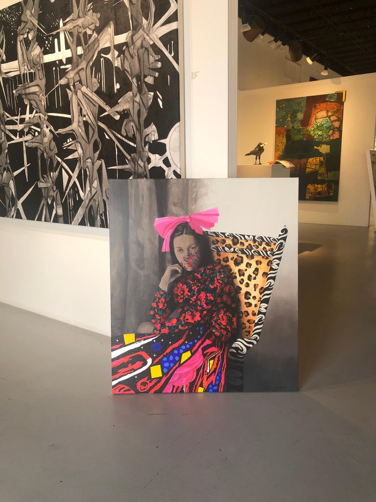 Susan Hanssen - Acrylic on Canvas Titled “The Disguise” at 1stDibs