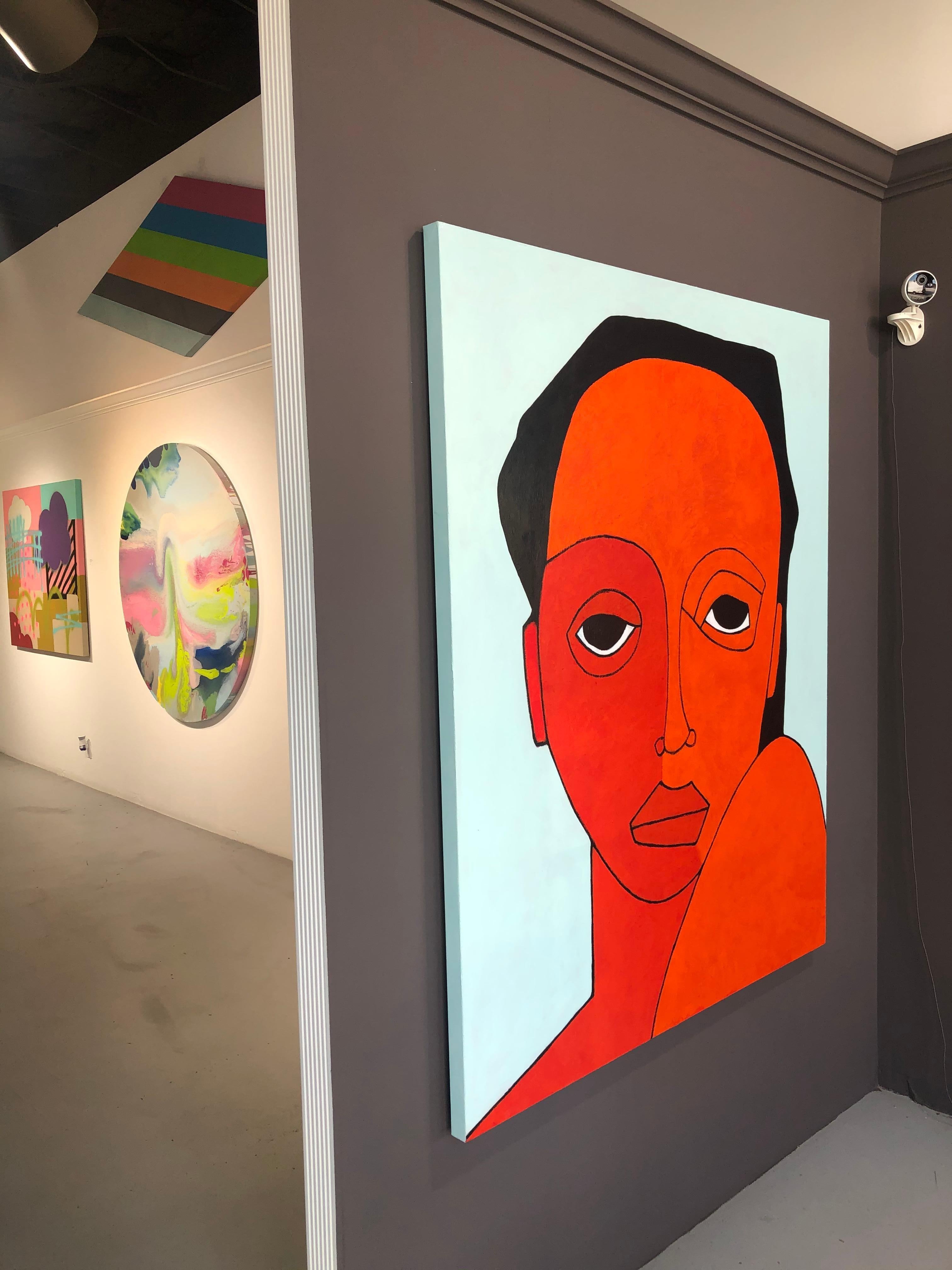 Robert Catapano - Acrylic on Canvas Titled: "Rita” For Sale at 1stDibs