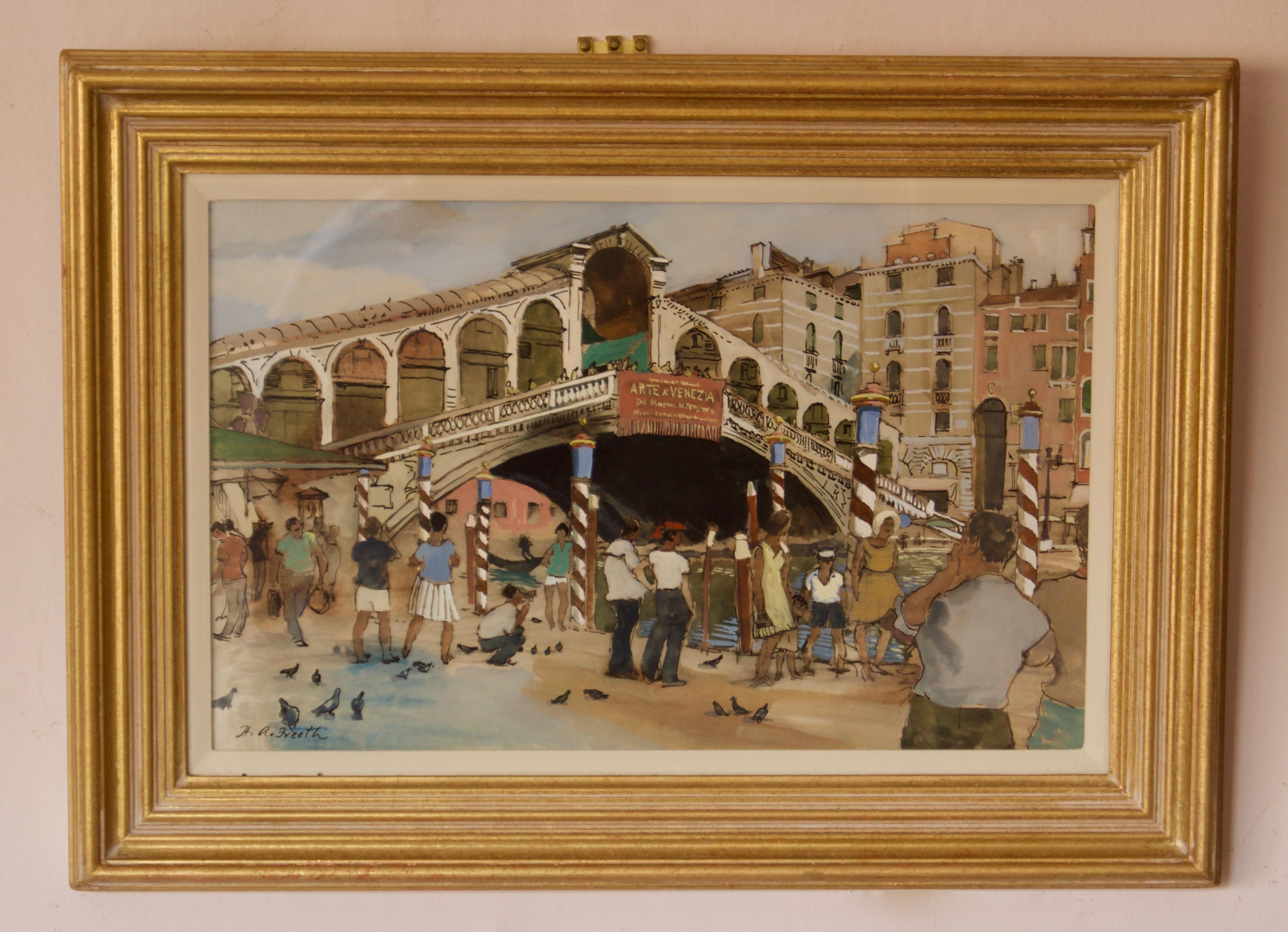 Hubert Andrew Freeth - Venice - Early 20th Century Impressionist ...