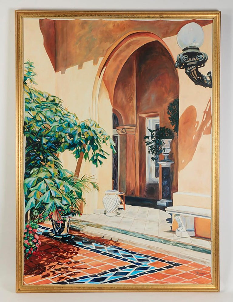 Lynn Thurmond - Oversized Lynn Thurmond signed Oil on Canvas, "Through ...