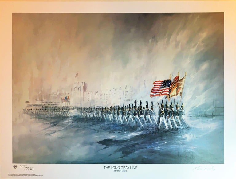 Ben Maile - Rare Signed Ltd. Ed. Print THE LONG GREY LINE by Ben Maile ...