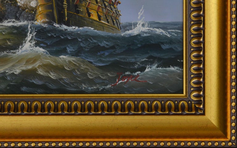 Joyce - Stunning Signed Joyce Oil on Canvas at 1stDibs