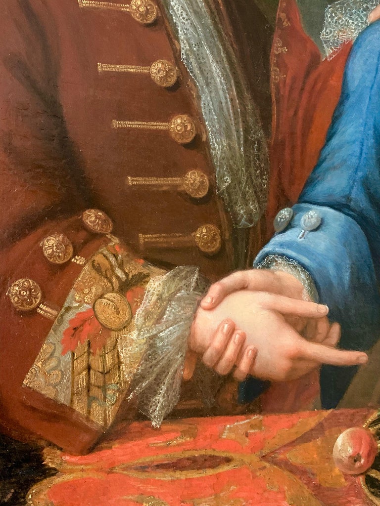 Stephen Slaughter - 18th Century British Portrait of Three Boys in Red ...