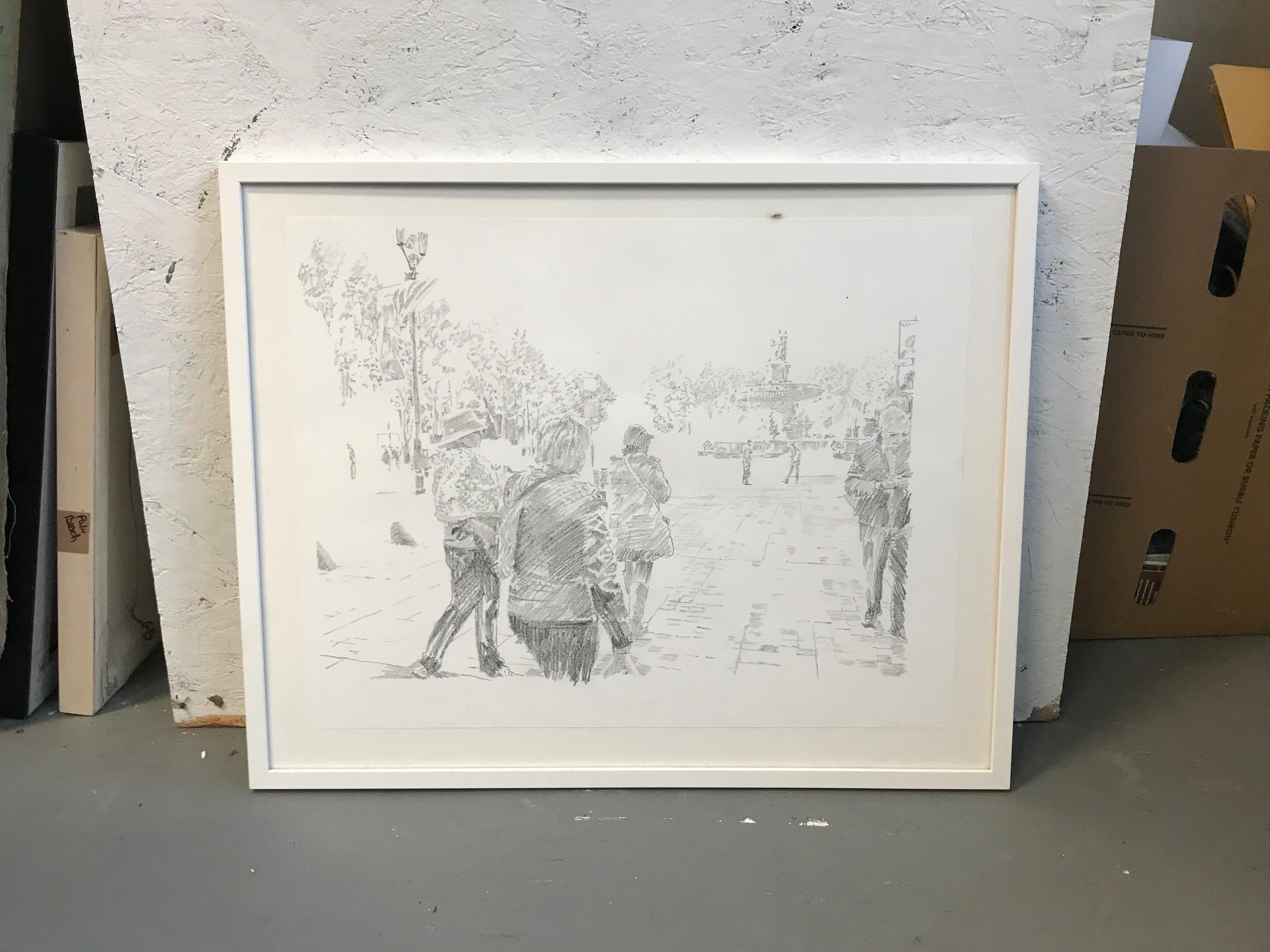 Mark Warwick - paris street scene For Sale at 1stDibs | mark warwick