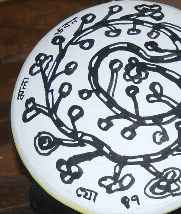 Jogen Chowdhury - Shora, Drawing, Teracotta, Black and Whitecolors by ...