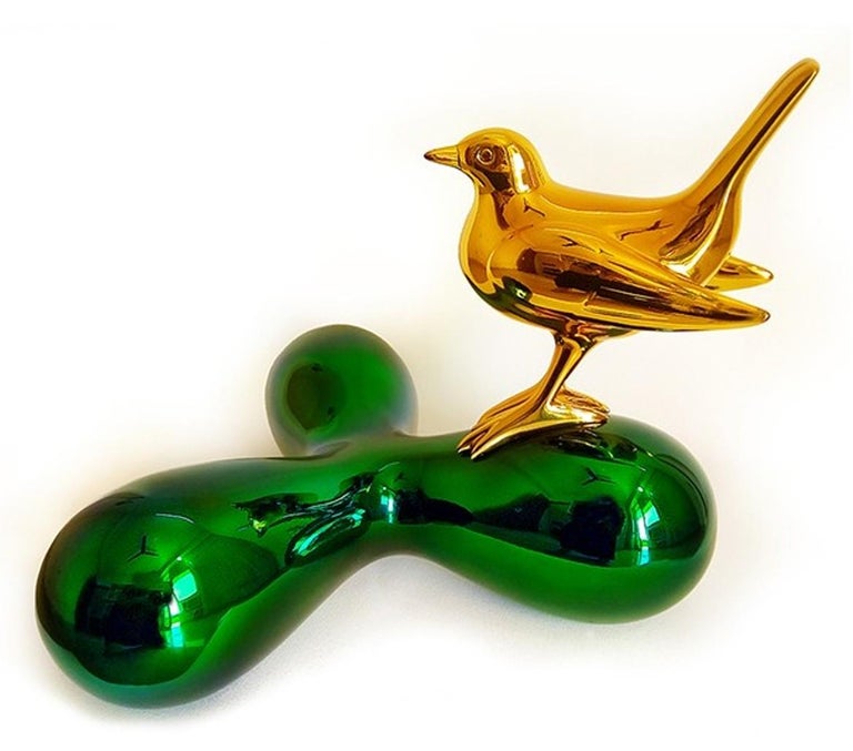 Mousumi Biswas - The Robin, Fiber Glass by Contemporary Indian Artist ...