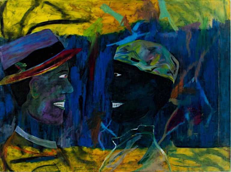 Reginald K. Gee - "Two Foreign Pen Pals Meet at the Airport in a ...