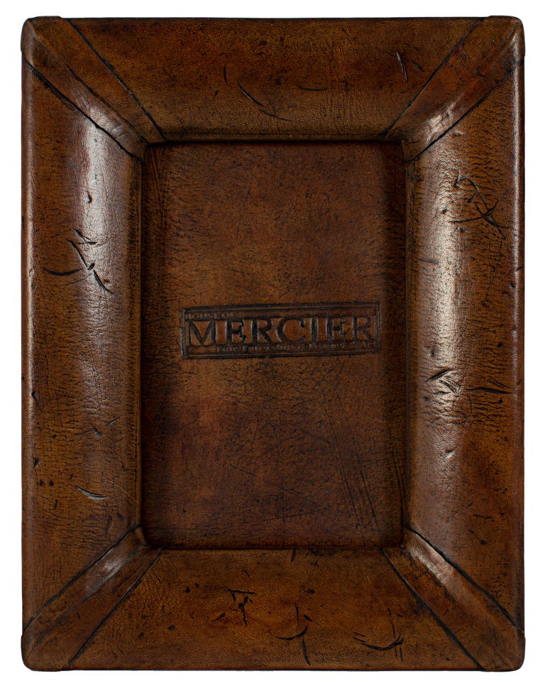 Unknown - "Peruvian Frame," Leather and Wood 4" x 6" Photograph Frame ...