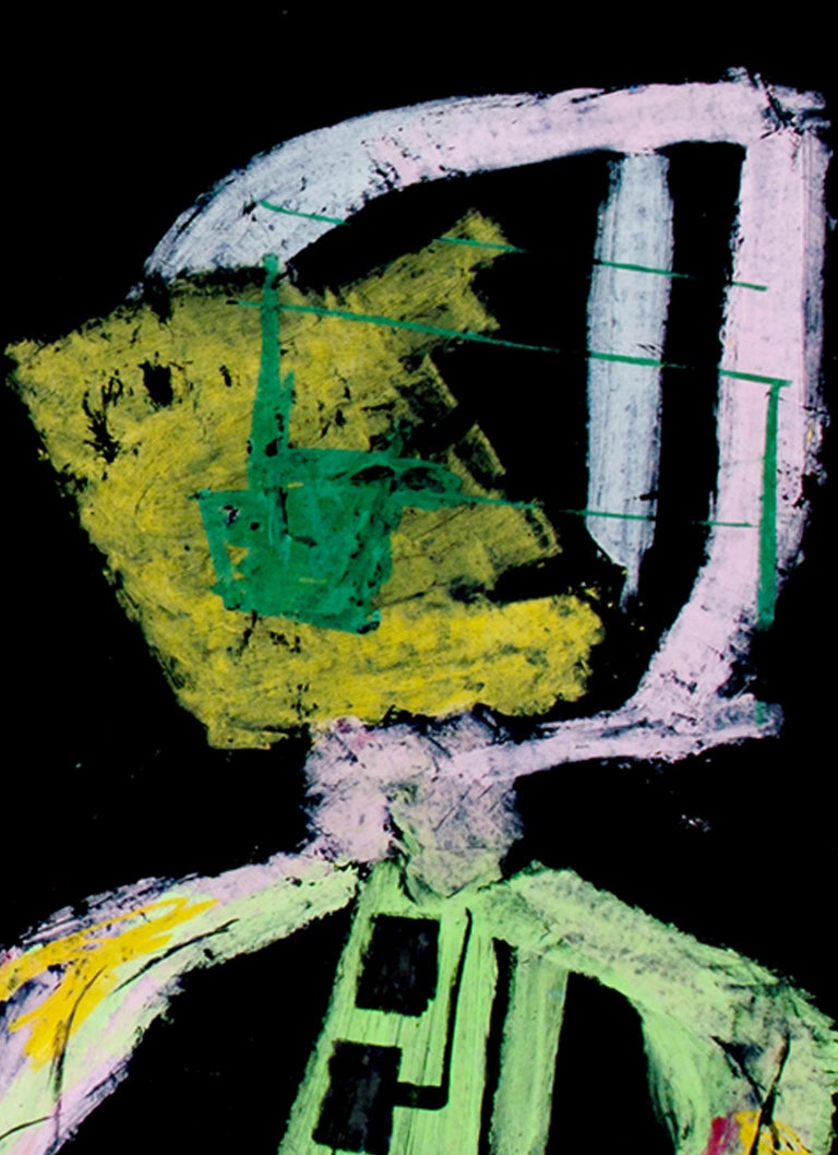 Reginald K. Gee - "Two of the Controlling Members," Oil Pastel on Board ...