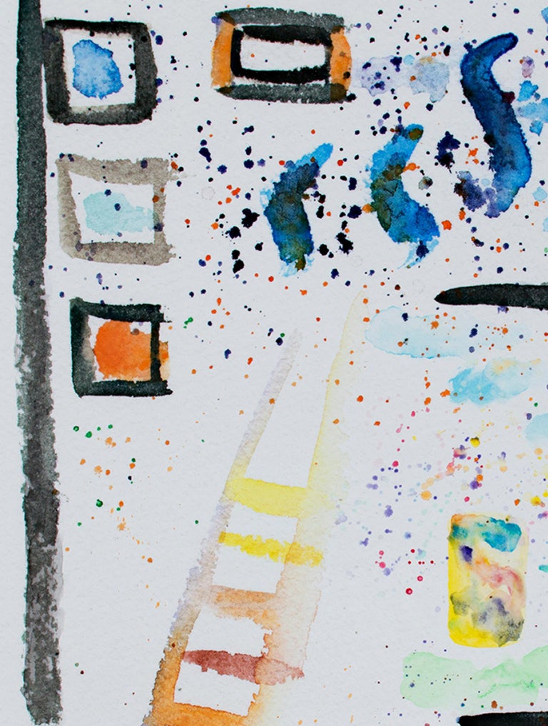 David Barnett - "Homage to Marharishi and Anandala," Mixed Media signed ...