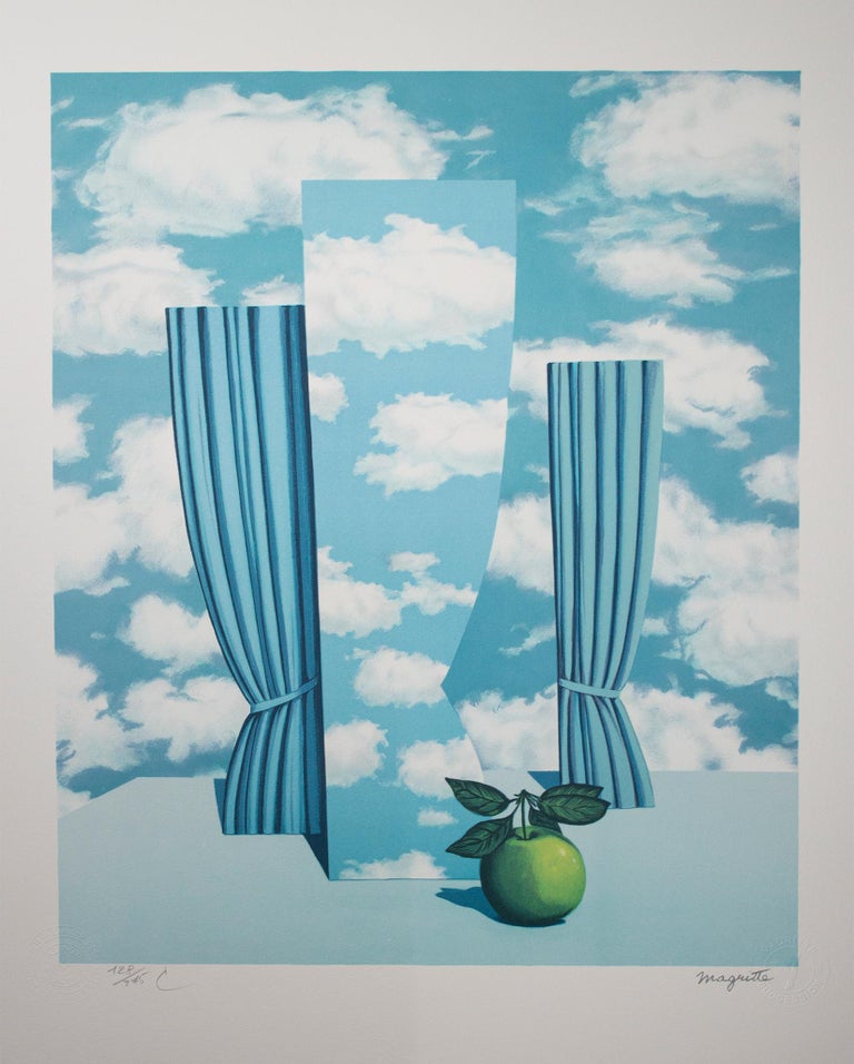 René Magritte - "Le Beau Monde (High Society)," Litho after Original ...
