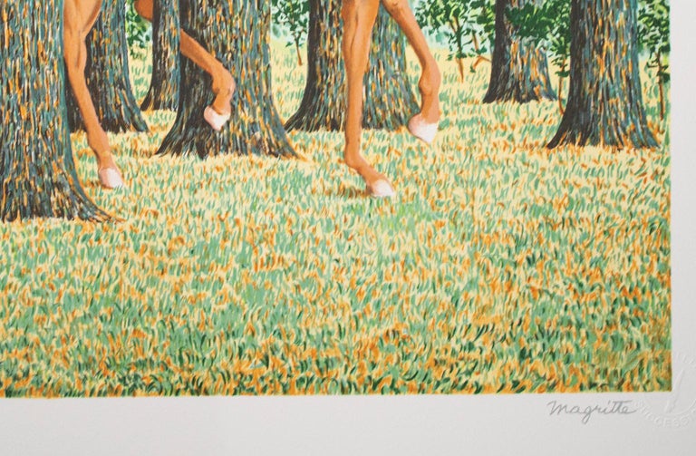 René Magritte - "Le Blanc Seing (The Blank Signature)," Litho after ...