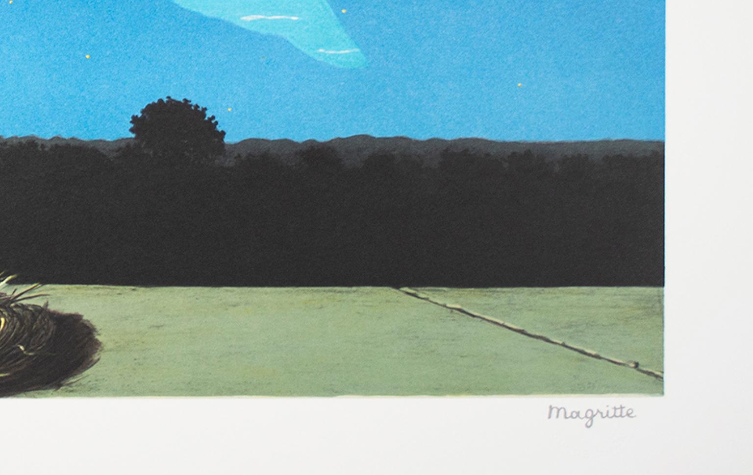René Magritte - "Le Retour (Return), " Color Lithograph after Painting ...