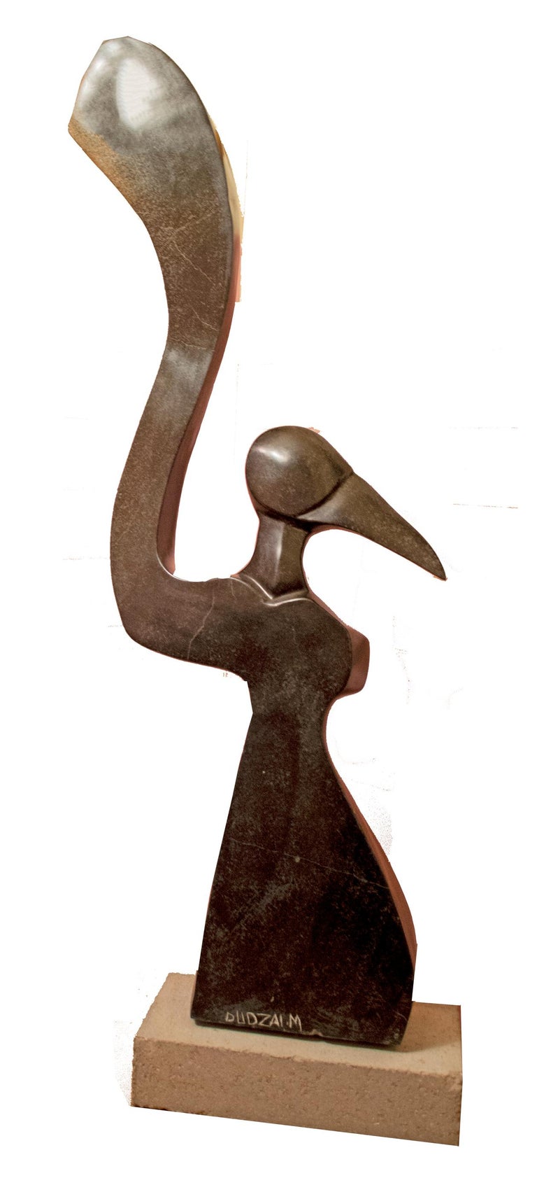 Dudzai Mushawepwere - 'Hope' original Shona stone sculpture signed by ...