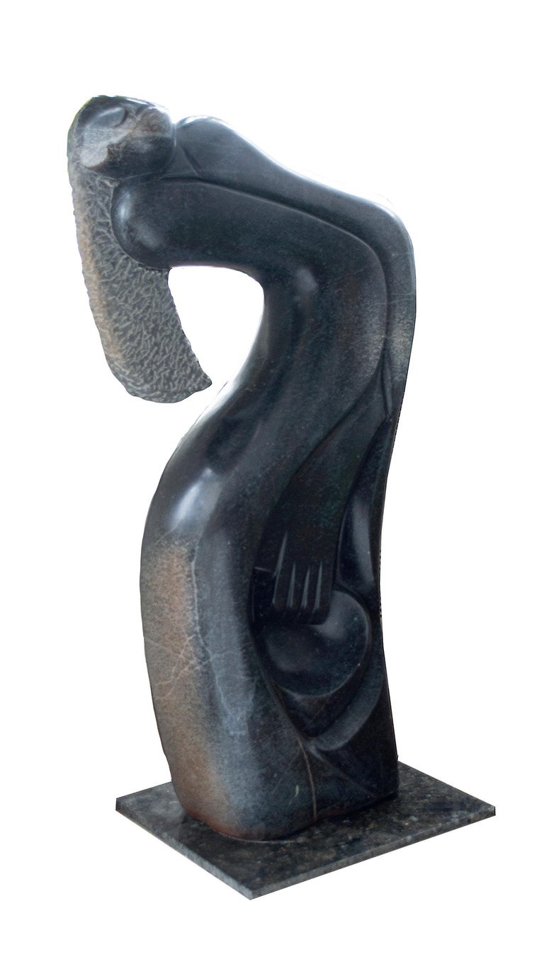 Brian Nehumba - ''Bride'' original Shona springstone sculpture signed ...
