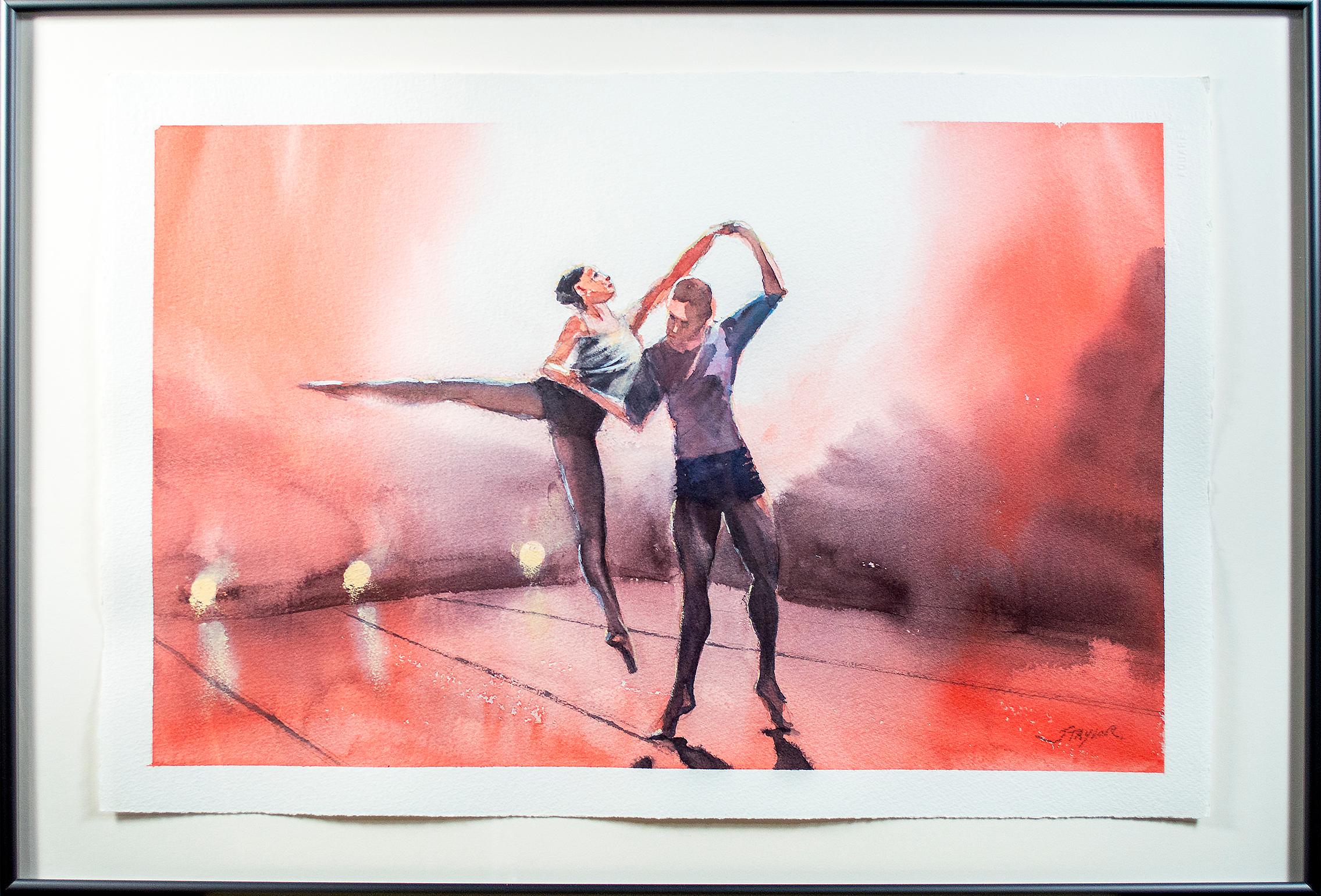 Julia Taylor - "Farewell Ave in Winter (Milwaukee, WI)," aquarelle sur ...