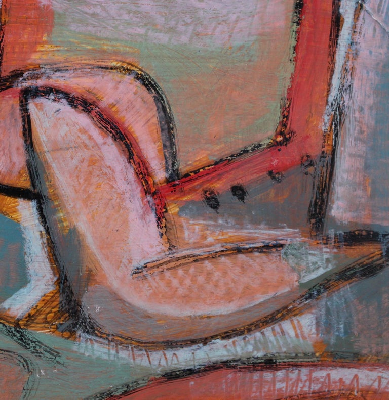Yiannis Kadras - Reclining Woman in Abstract at 1stDibs
