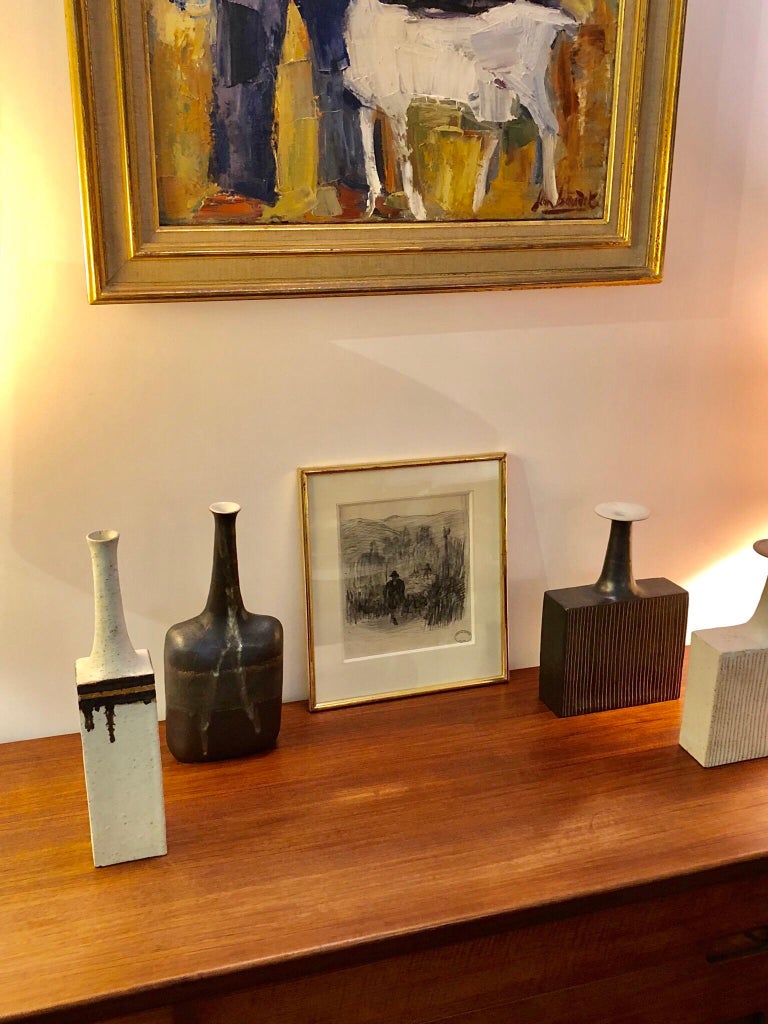 Gaêtan Dumas - Gaêtan Dumas, 'Study of Mountain Shepherds', Pencil and ...