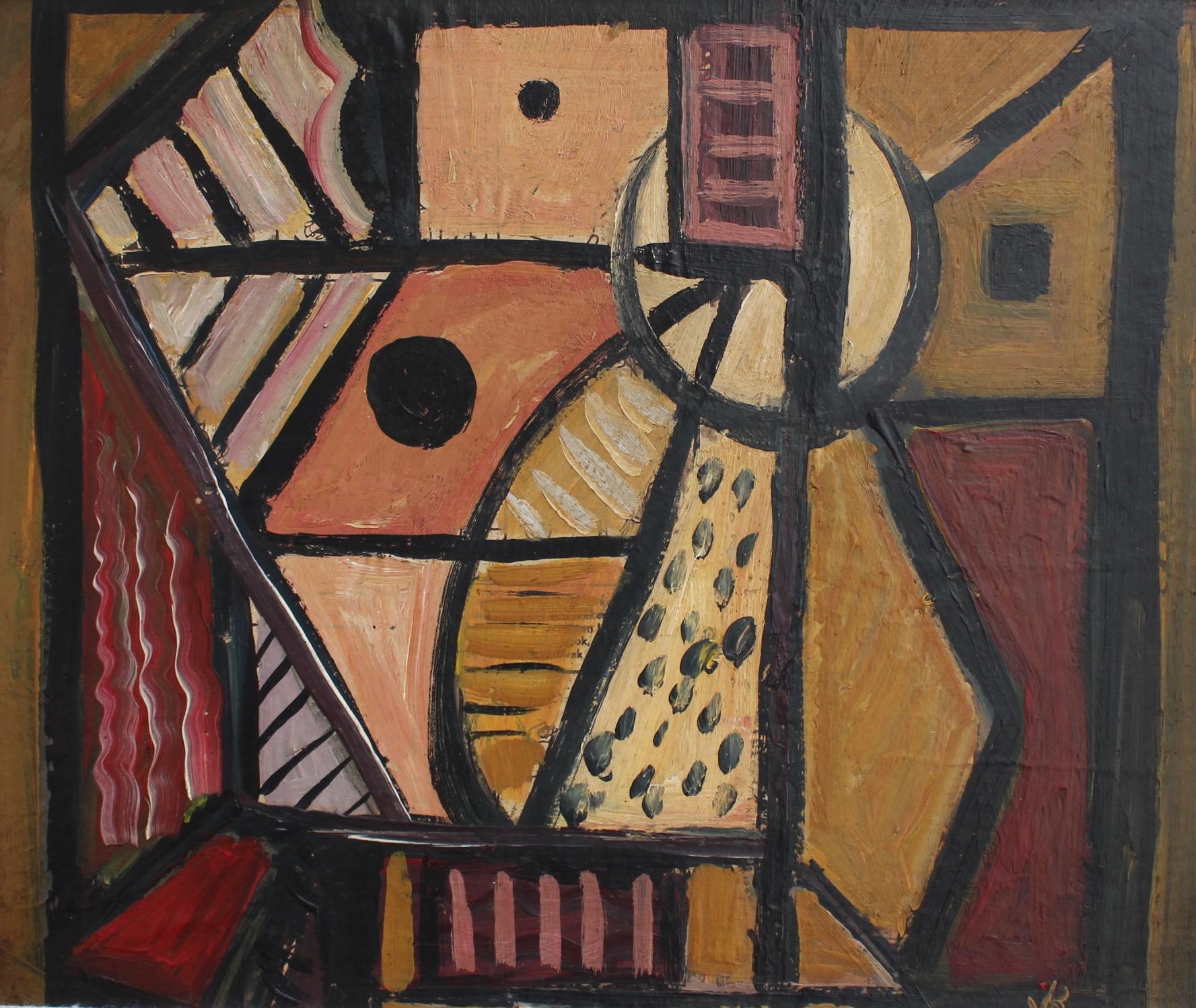 V.R. - Cubist Composition at 1stDibs