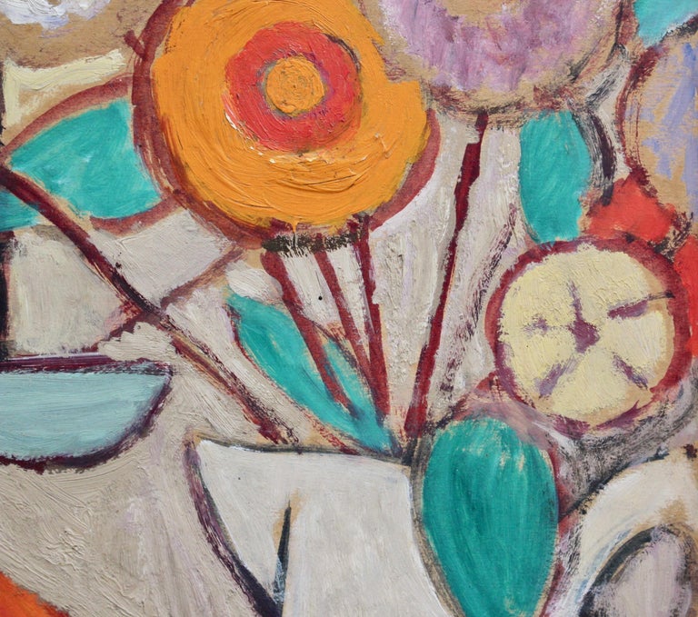 Juliette Roche-Gleizes - Still Life - White Jug with Flowers at 1stDibs