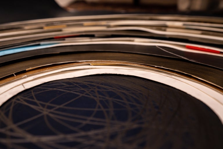 Carali McCall - Circle Drawing: 10 Layers For Sale at 1stDibs