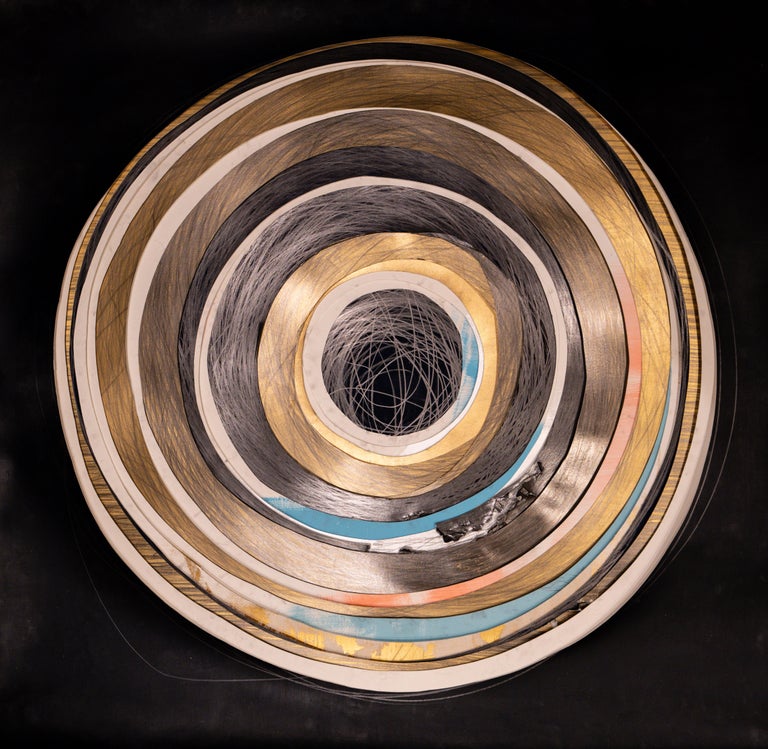 Carali McCall - Circle Drawing: 10 Layers For Sale at 1stDibs