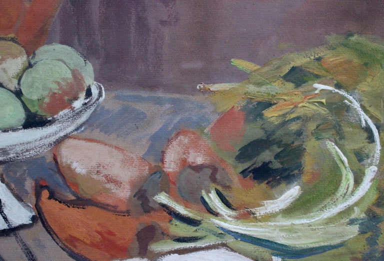 Charles Réal - Still Life with Pitcher For Sale at 1stDibs