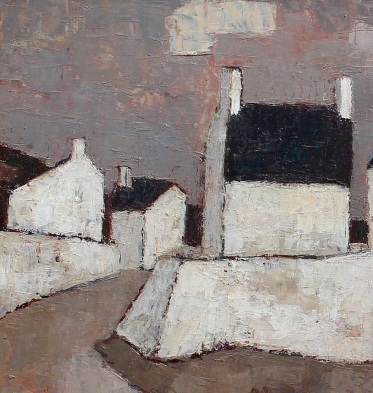 Frank Milo - 'Le Port' by Frank Milo, Mid-Century Seascape Oil Painting ...