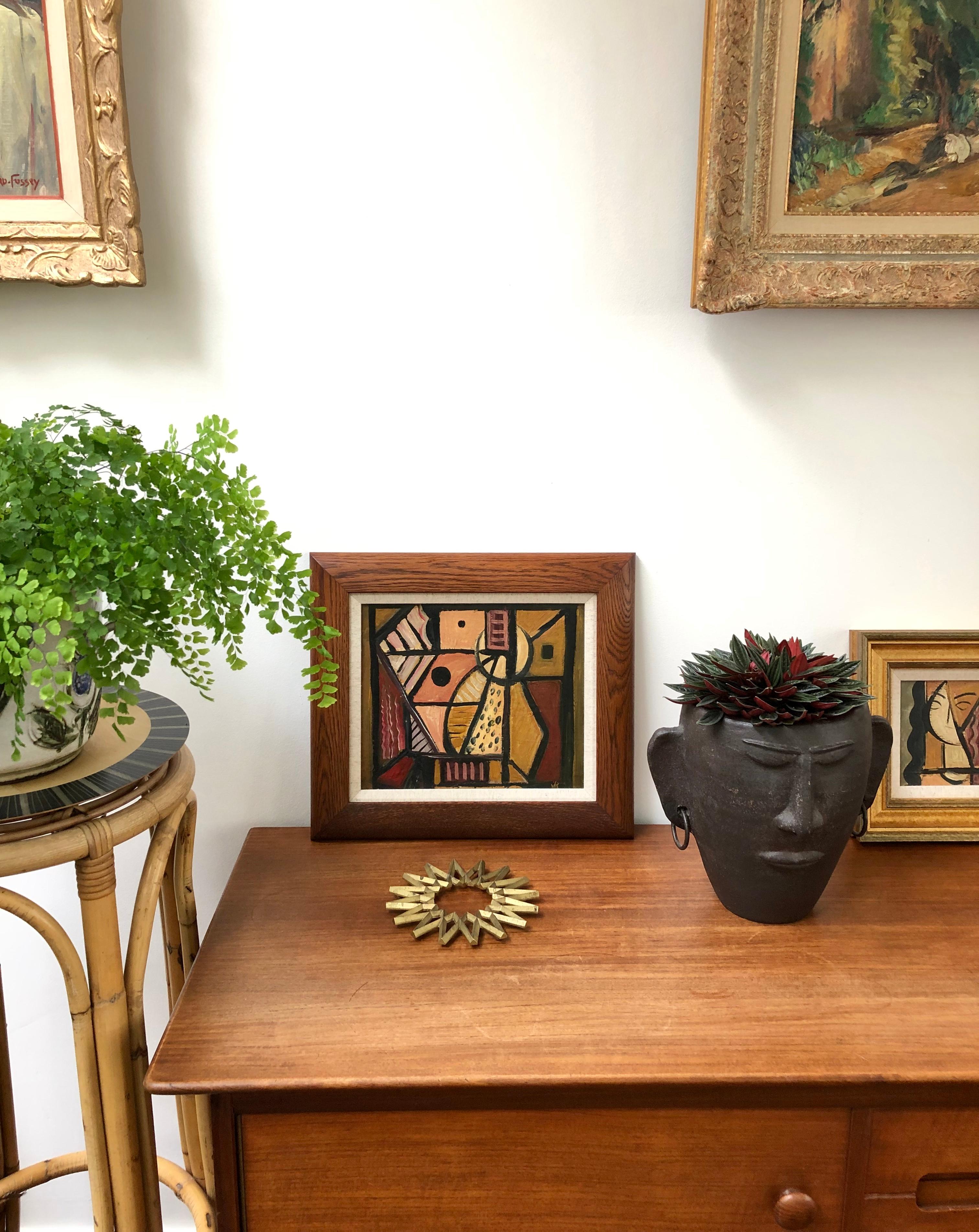 V.R. - Cubist Composition at 1stDibs